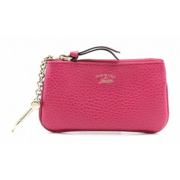 Gucci | Bags | Gucci Swing Coin Case Leather Pink | Poshmark